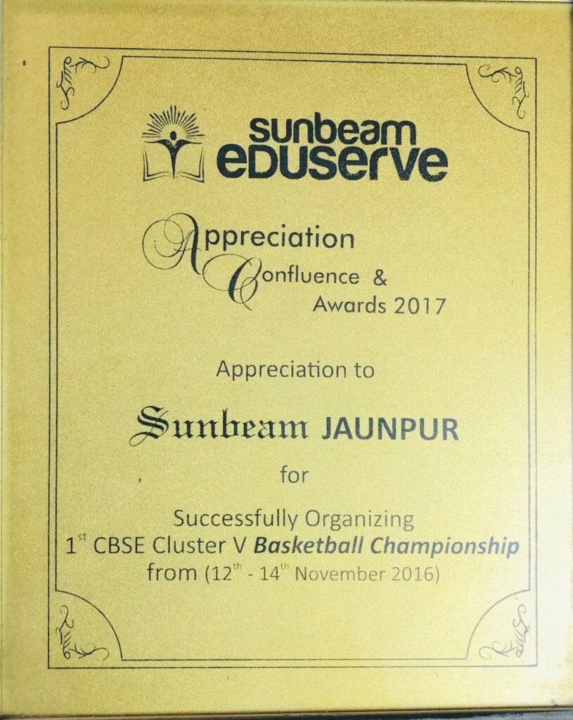 Awards & Recognition – Sunbeam School : The Best School In Jaunpur