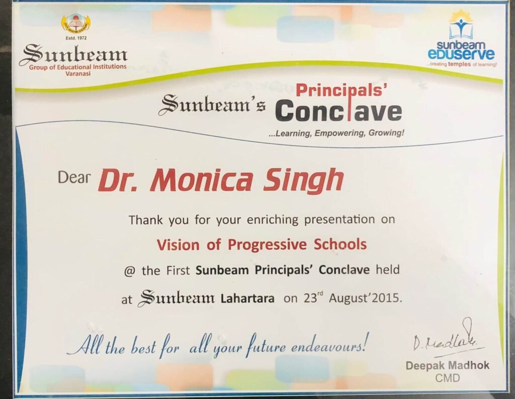 Awards & Recognition – Sunbeam School : The Best School In Jaunpur