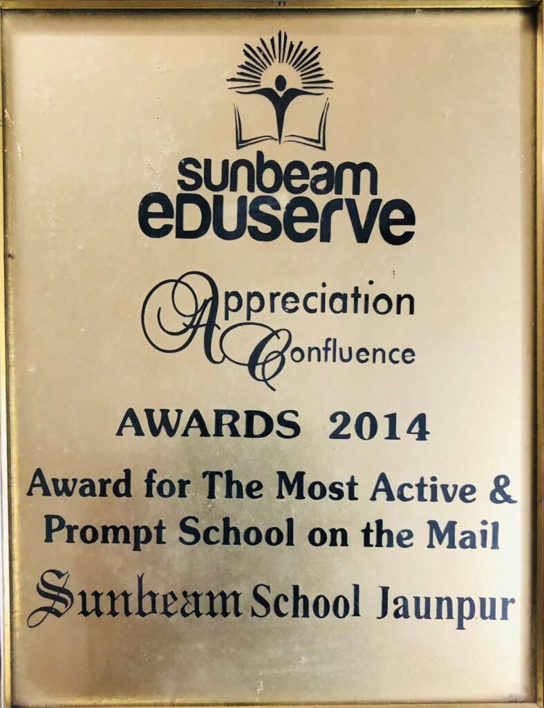 Awards & Recognition – Sunbeam School : The Best School In Jaunpur